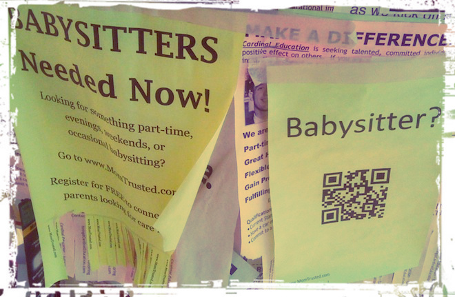 babysitter signs_WWLOR | Women Who Live On Rocks